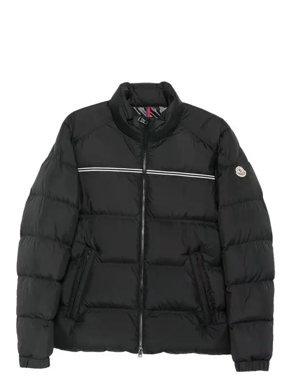 Moncler Logo-patch Padded Jacket - Grey