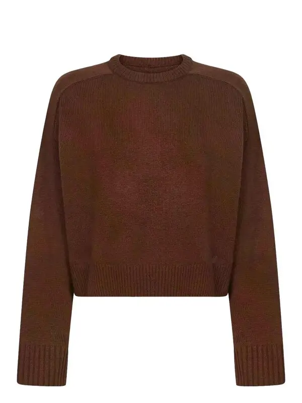 Loulou De Saison Bruzzi Crew-neck Sweater - Brown