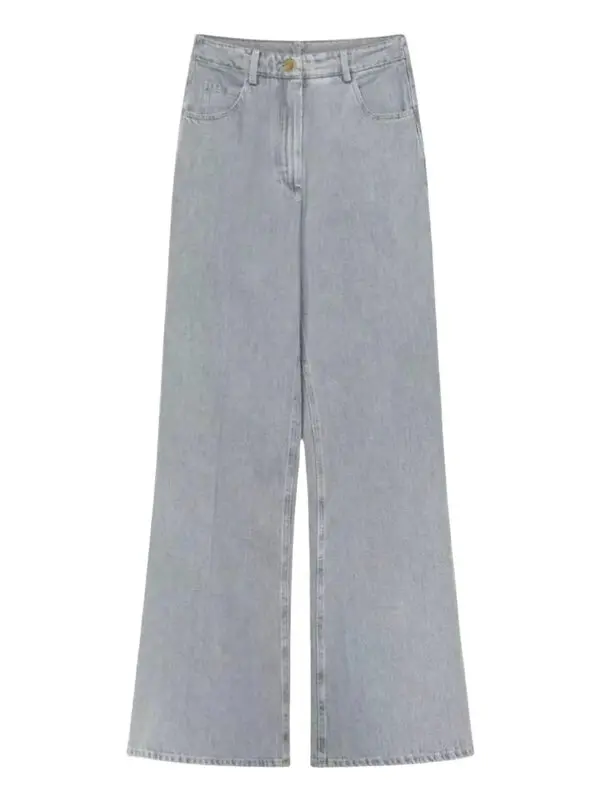 FORTE_FORTE Flared Leg Jeans - Grey