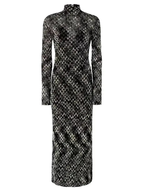 Missoni Patterned Midi Dress - Black