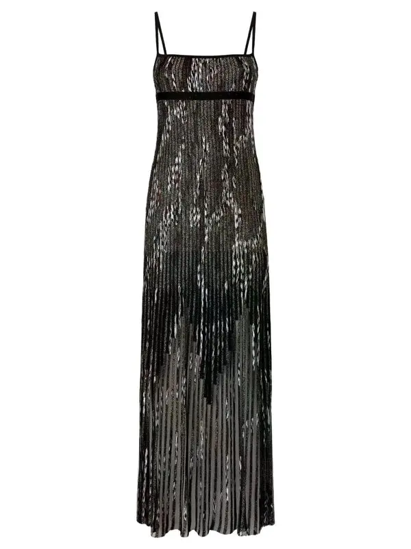 Missoni Metallic-threading Maxi Dress - Black