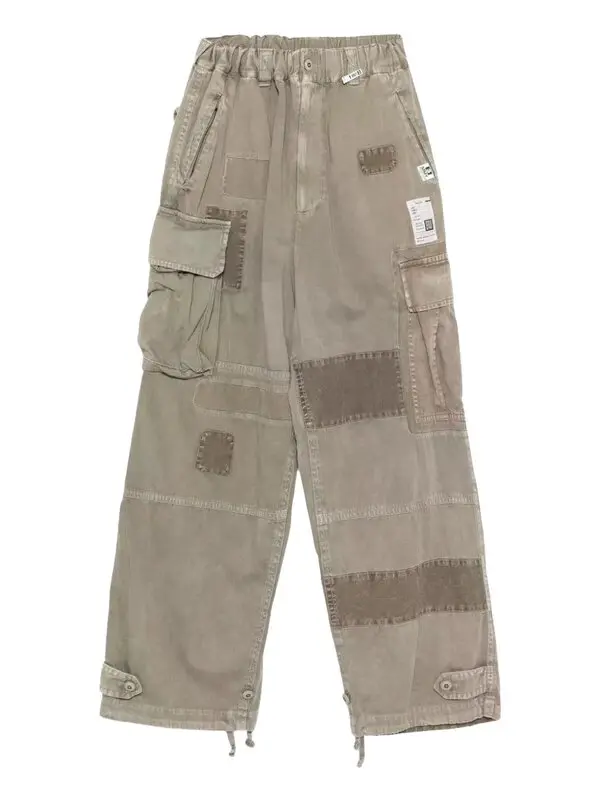 Mihara Yasuhiro Cotton Cargo Trousers - Grey