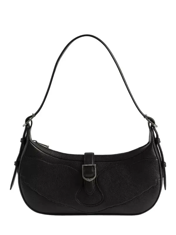 Zadig&Voltaire Moonrise Buckle-detail Shoulder Bag - Black