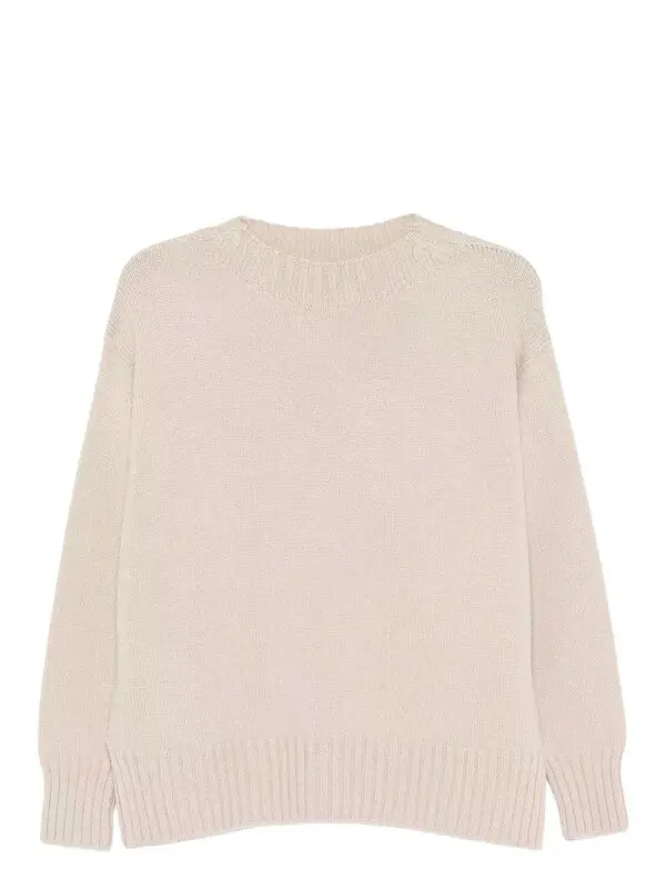 DRUMOHR Round-neck Wool Sweater - Neutrals