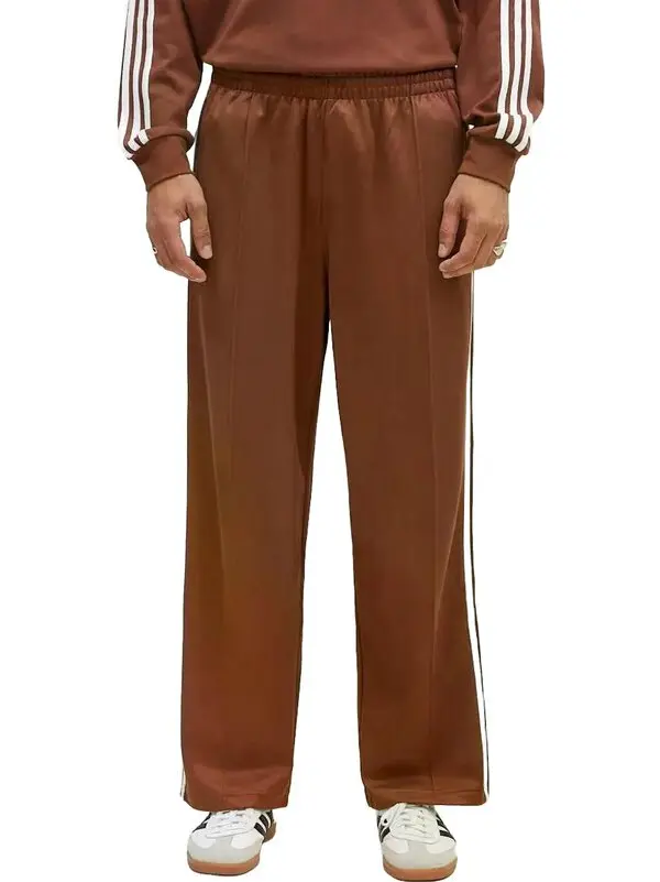 Adidas Three-stripe Trousers - Brown