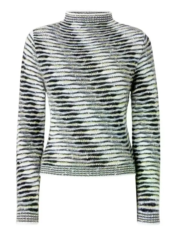 Missoni Mock-neck Long Sleeve Sweater - Black