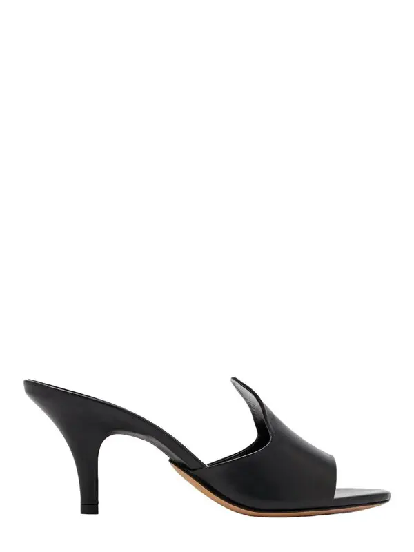 JUDE 75mm Mercy Heeled Sandals - Black