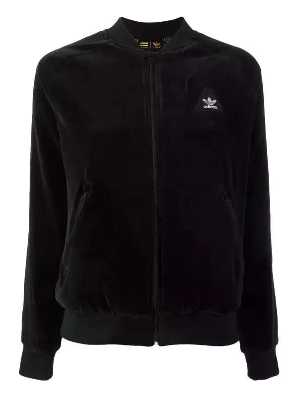 Adidas Hu Sst' Velour Track Jacket - Black