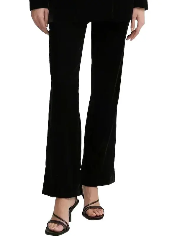 BRUUNS BAZAAR Velvet Trousers - Black