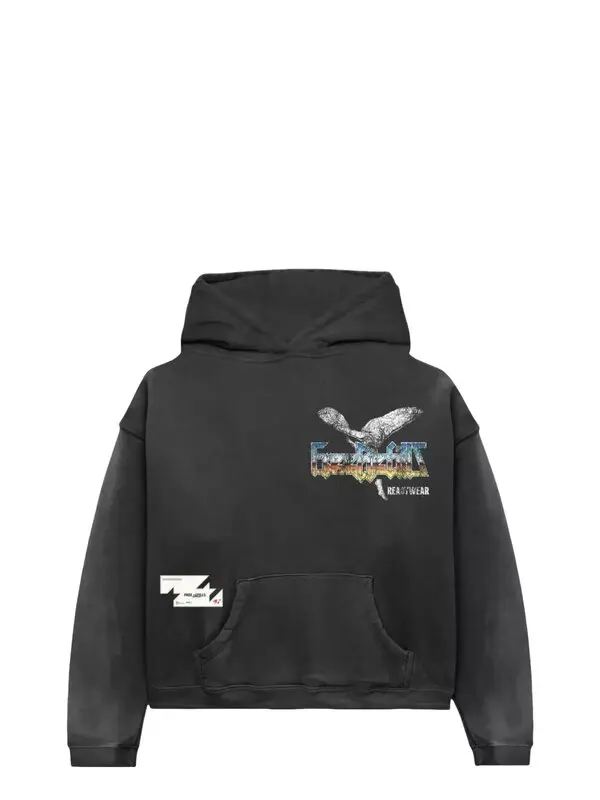 FREE REFILLS Graphic-print Hoodie - Black