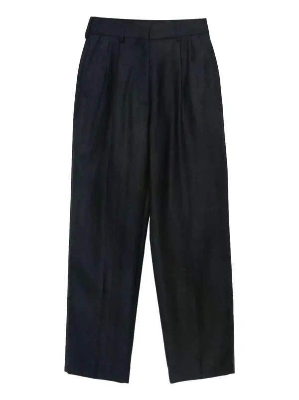 BLAZÉ MILANO Pleated-front Trousers - Blue