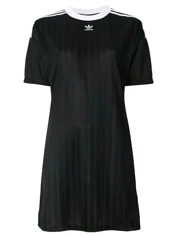 Adidas Originals Trefoil T-shirt Dress - Black