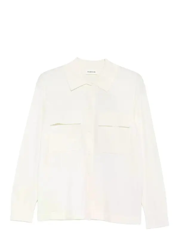 P.a.r.o.s.h Buttoned-pocket Shirt - White