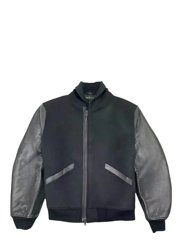 Y3 Ribbed Bomber Jacket - Black