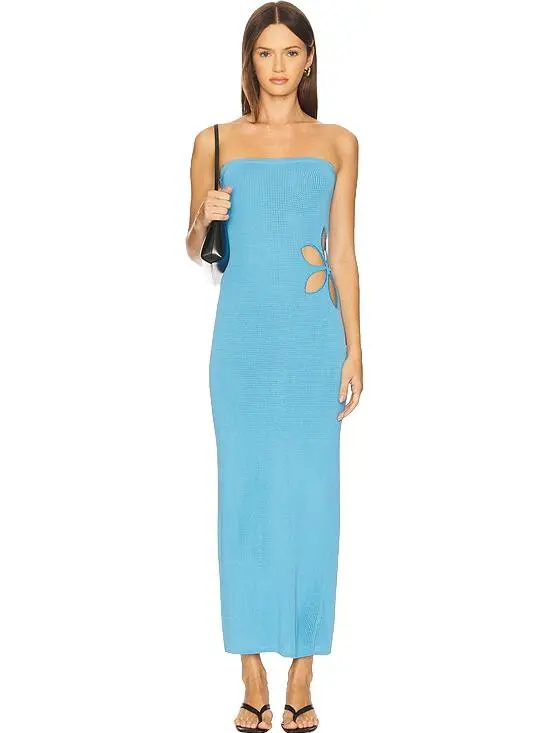 LOVERS AND FRIENDS Morine Midi Dress - Blue
