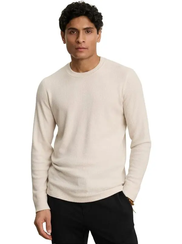 Velvet By Graham & Spencer Tobias Crewneck - Natural