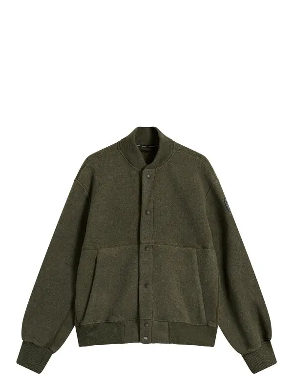 Canada Goose Hudson Fleece Bomber Jacket - Dark Sage