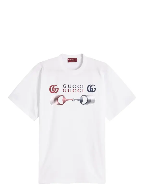 Gucci Motocross Logo T-shirt - White