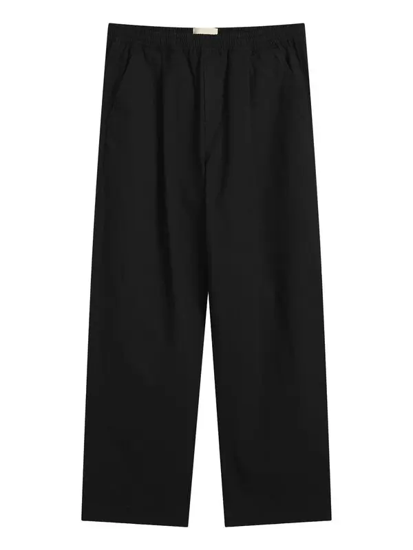 Folk Drawcord Loose Trouser - Black Ripstop