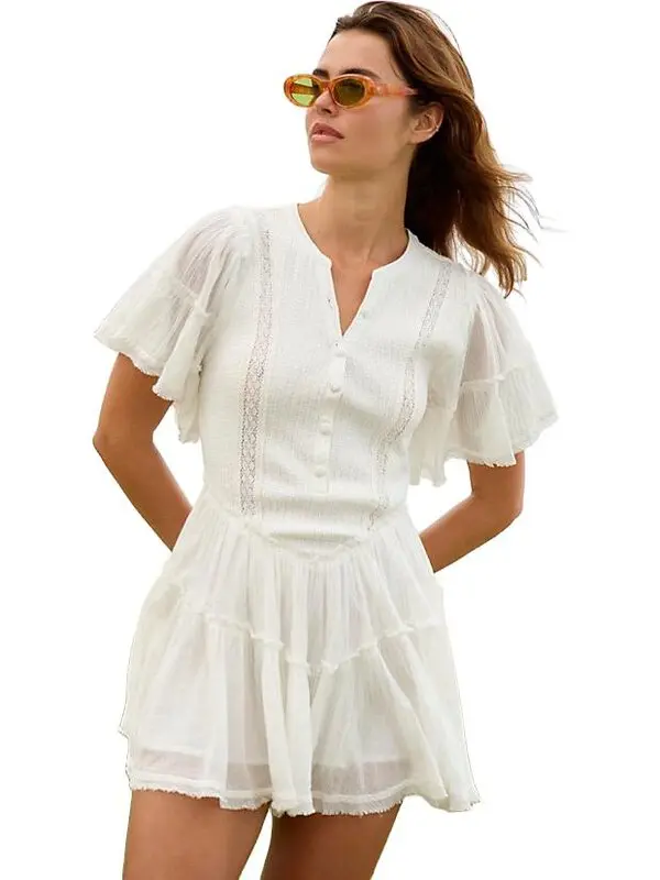 Free People Fia Mini Dress - Ivory