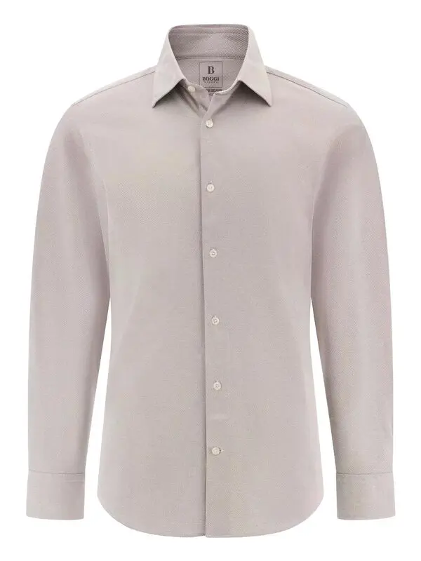 Boggi Milano Long-sleeve Shirt - Neutrals