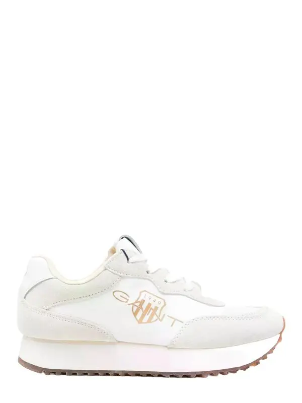 Gant Logo Detail Sneakers - White