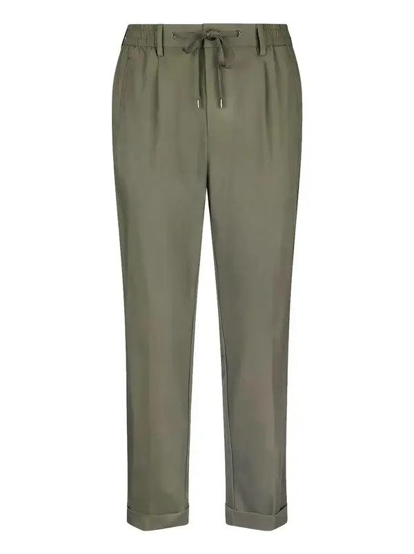 Liu Jo Drawstring-waist Trousers - Green