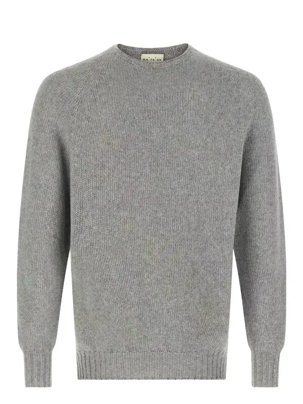 MA'RY'YA Raglan Cashmere Sweater - Grey
