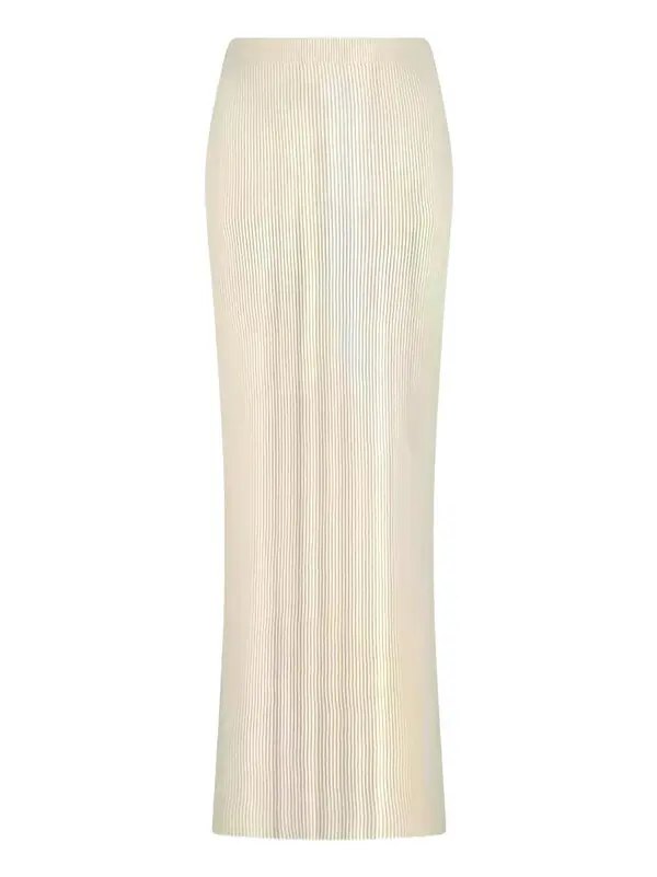 CANESSA Ribbed Skirt - Neutrals
