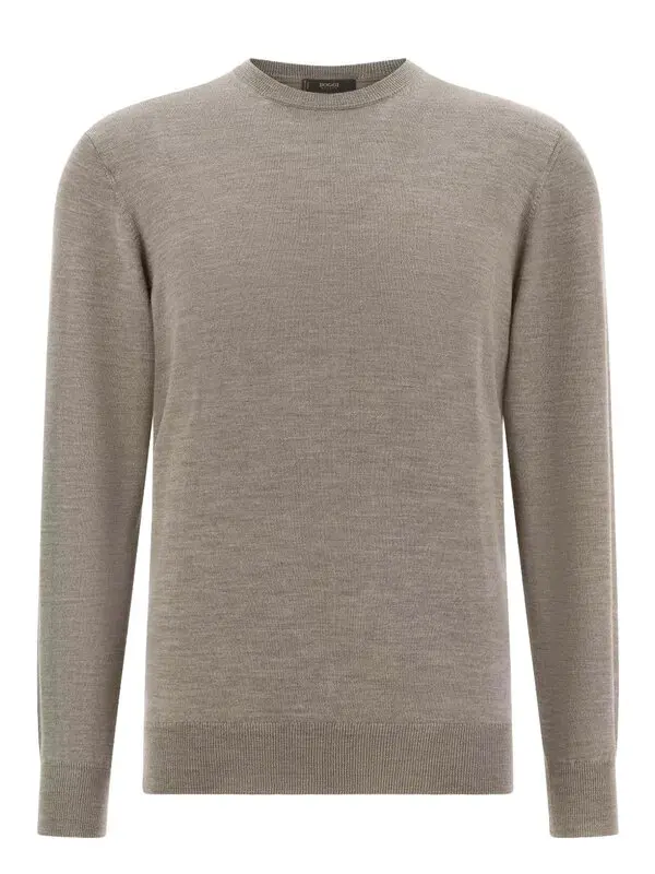 Boggi Milano Crew-neck Sweater - Neutrals