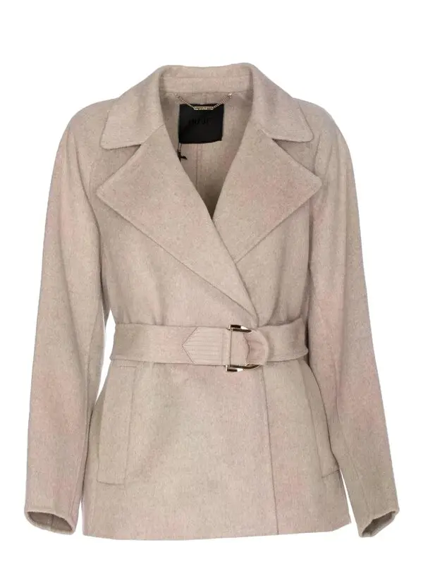 Liu Jo Belted Jacket - Neutrals