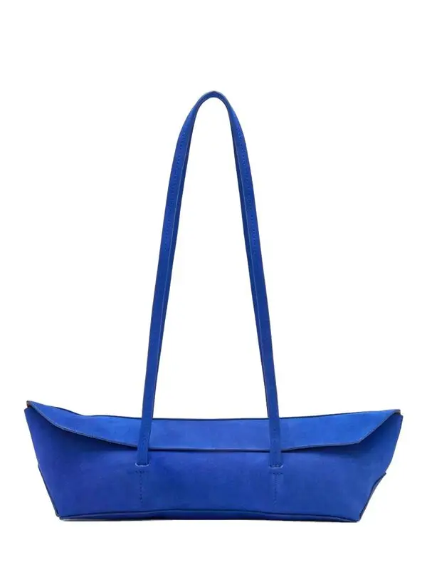 Christopher Esber Gondola Suede Shoulder Bag - Blue