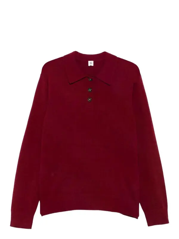 THE GARMENT Como Button-fastening Polo Top - Red