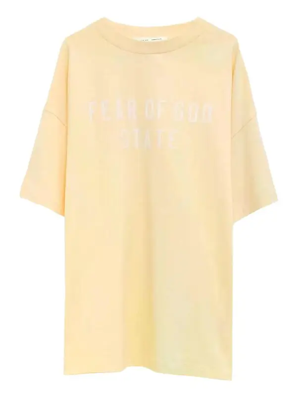 Fear Of God Logo T-shirt - Yellow