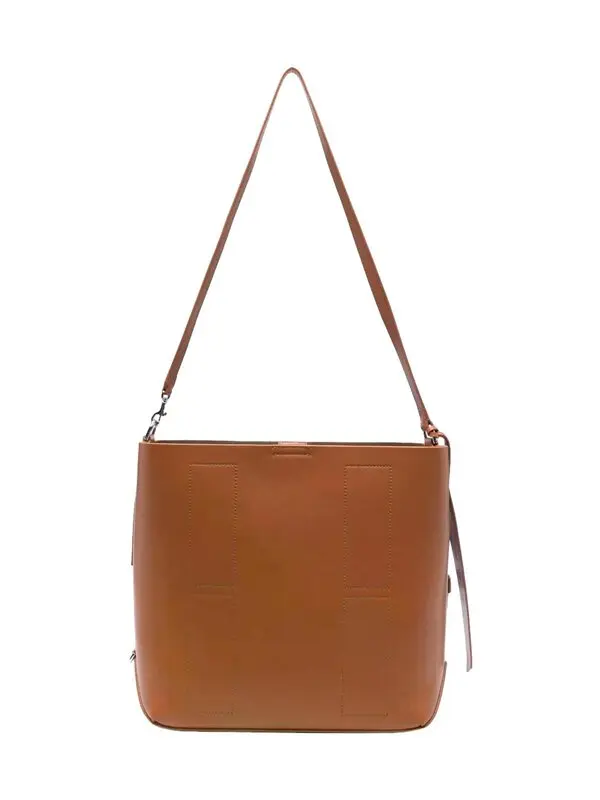 Hogan Leather Shoulder Bag - S003 Brown