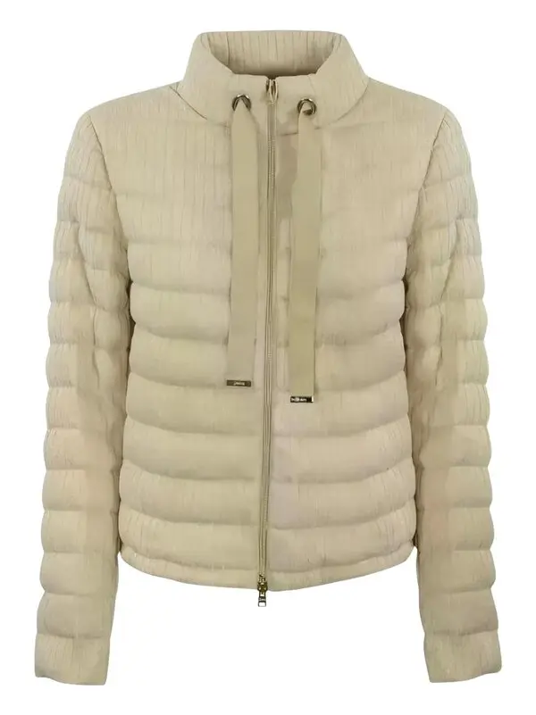Herno Padded High-neck Jacket - Neutrals