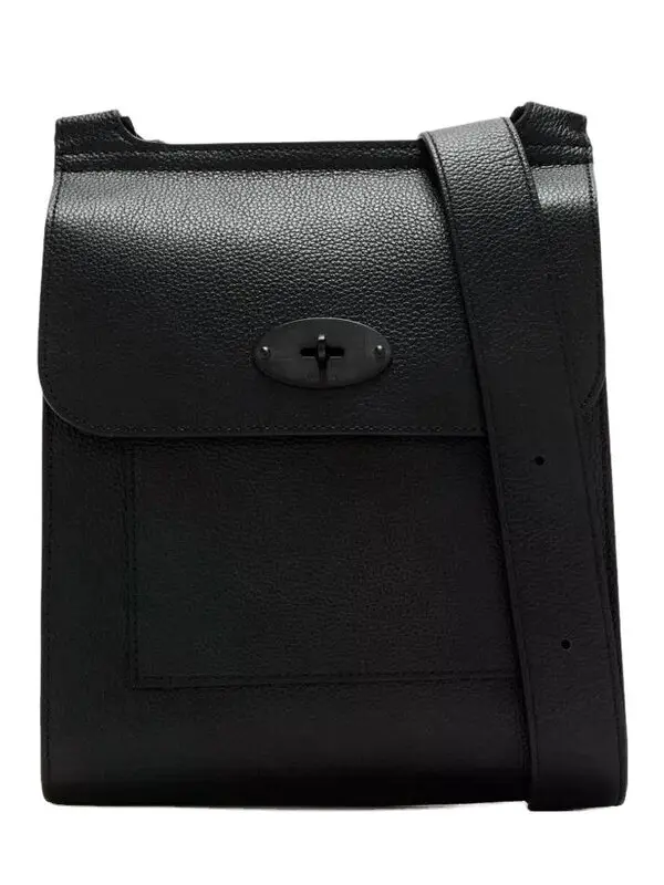 Mulberry Antony Lock-detail Messenger Bag - Black