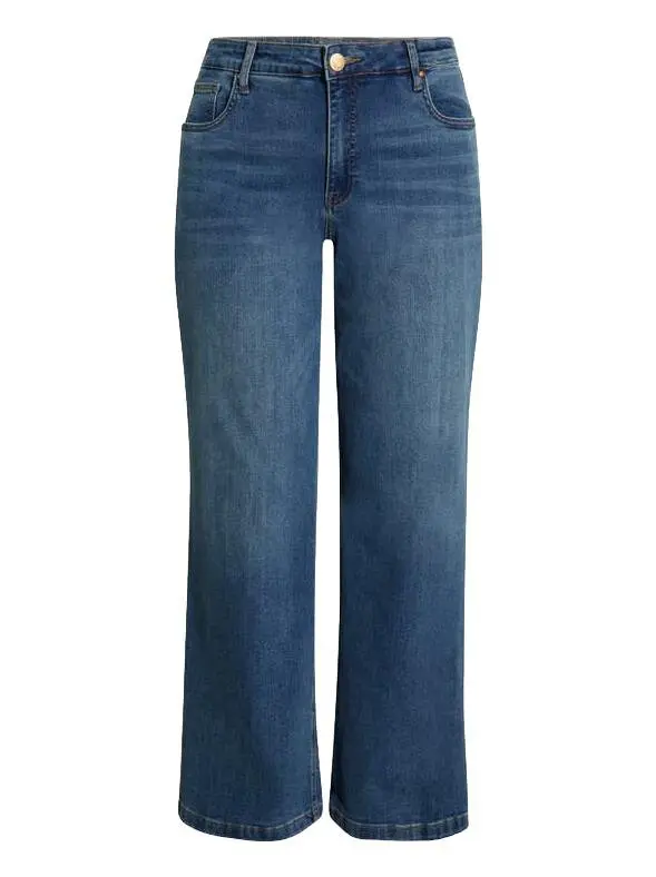 Kut From The Kloth High Waist Wide Leg Jeans - Sharper