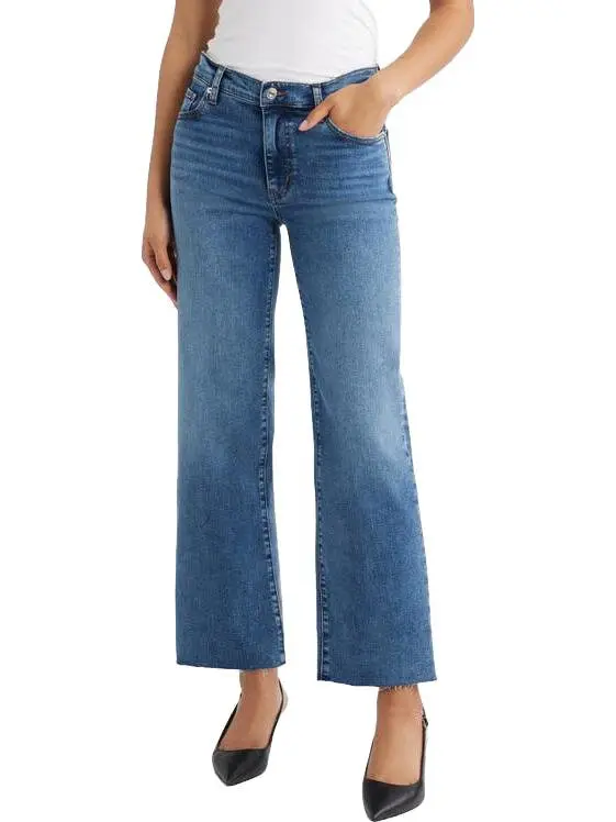 FRAME The Mellow Ankle Straight Leg Jeans - Canals Raw After