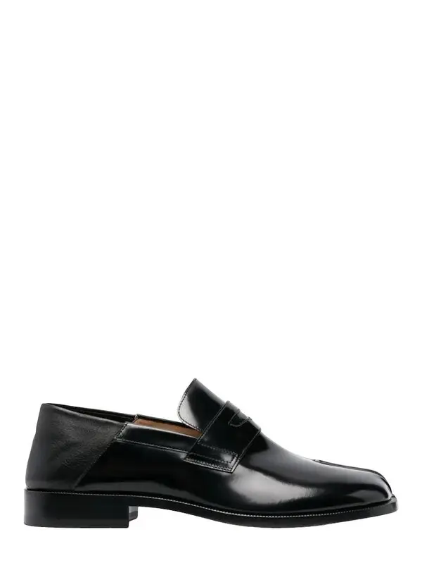 MAISON MARGIELA Tabi Penny Loafers - Black