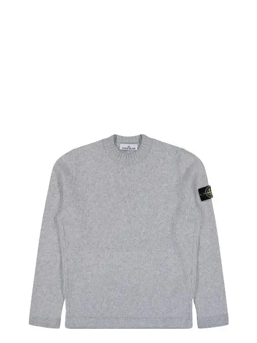 Stone Island Knit Crewneck Sweatshirt - Melange Grey