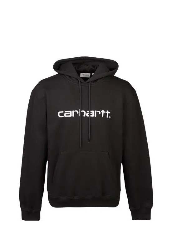 Carhartt Wip Fleece Hooded Sweatshirt - Black