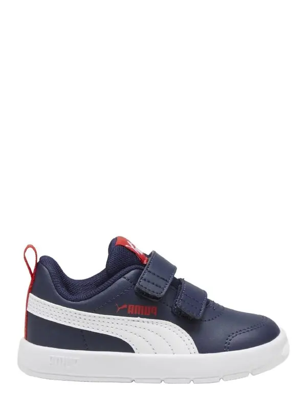 PUMA Courtflex V3 V - Navy Blue/white/red