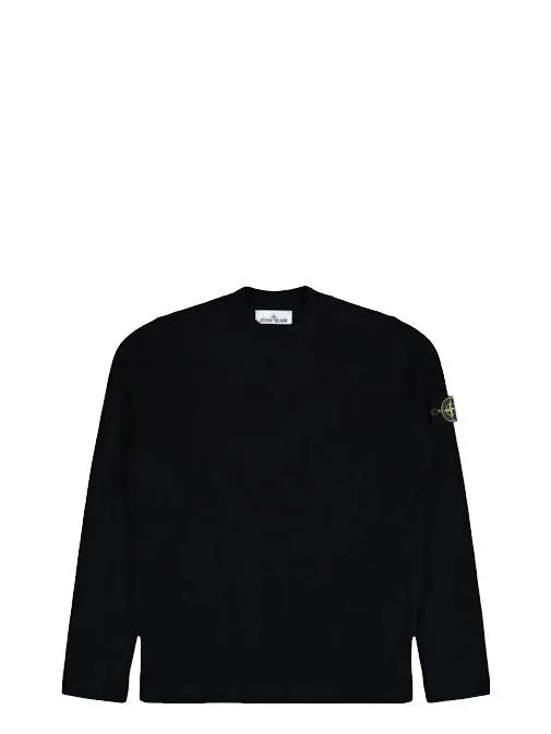 Stone Island Knit Crewneck Sweatshirt - Black