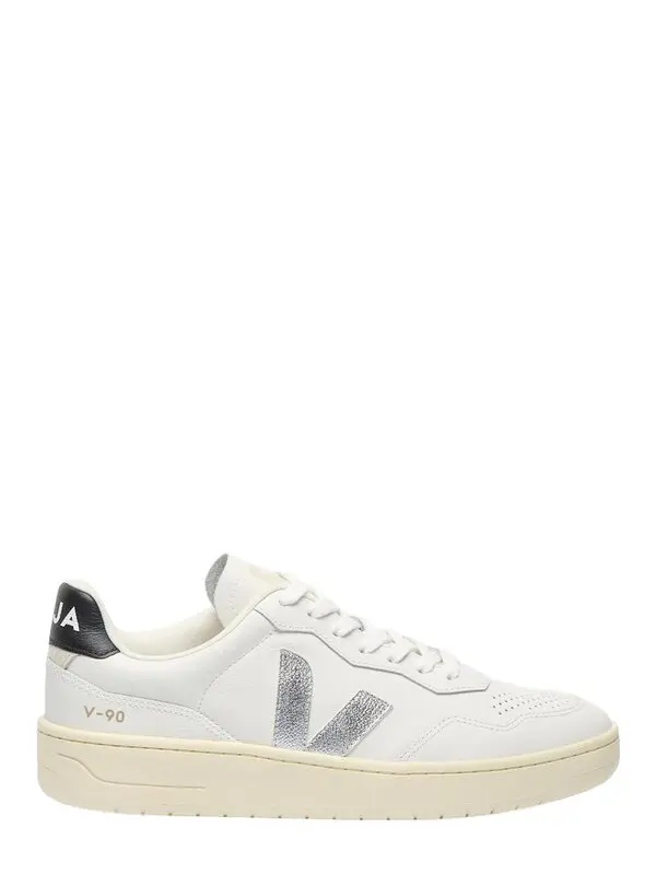 VEJA V-90 Ot Sneakers - White/silver