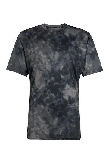 Adidas Train Essentials Seasonal All Over Print Tee Shirt - Black