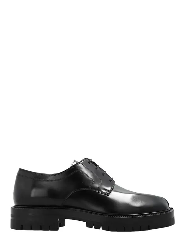 MAISON MARGIELA Leather Tabi Lace-ups - Black