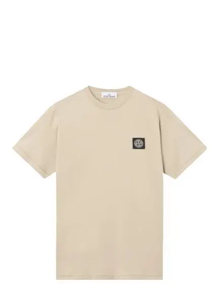 Stone Island Short Sleeve Compass Logo T-shirt - Desert