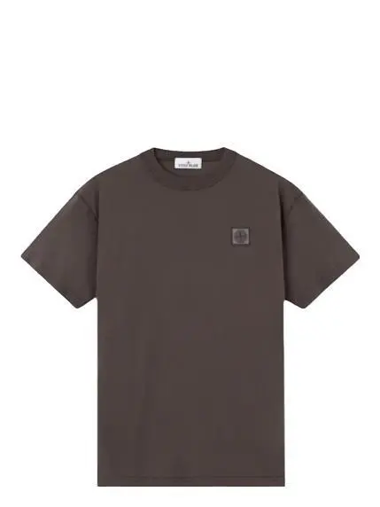 Stone Island Short Sleeve Compass Logo Ghost T-shirt - Charcoal
