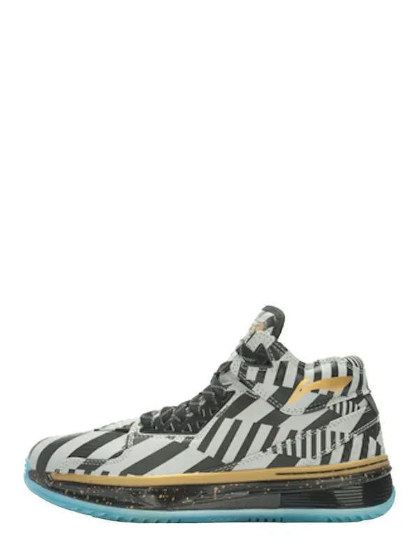 LI-NING Way Of Wade 2 High-top Sneakers - Black/silver/gold
